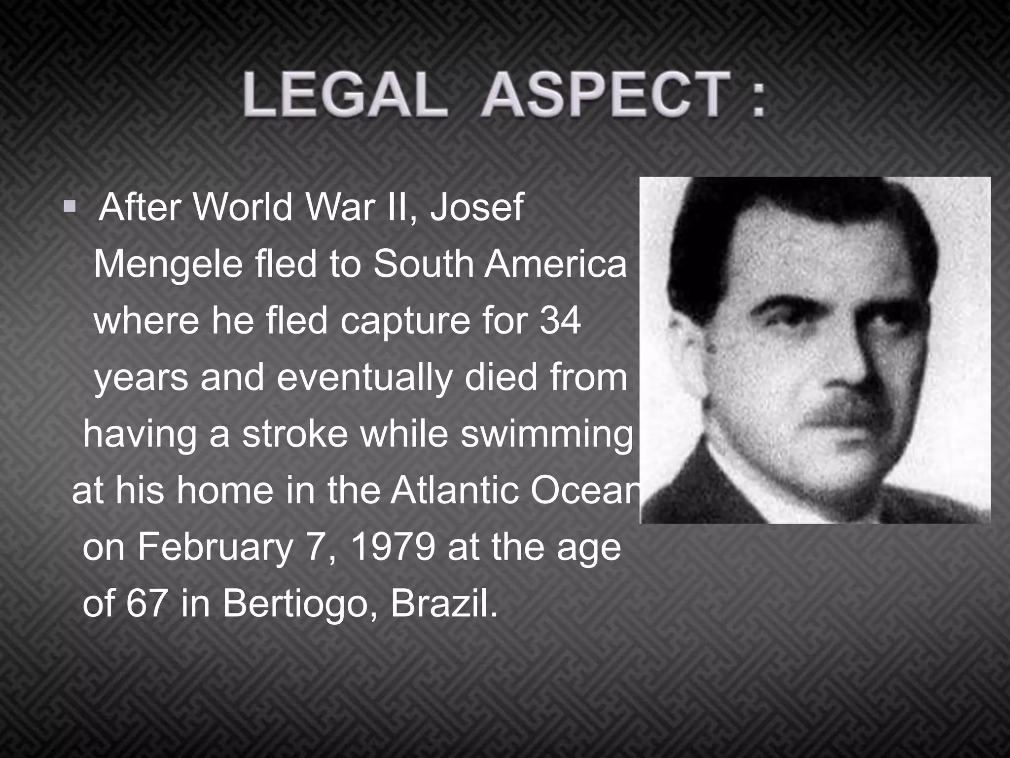 Josef Mengele | PPTX