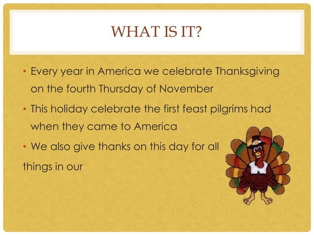 Thanksgiving | PPT