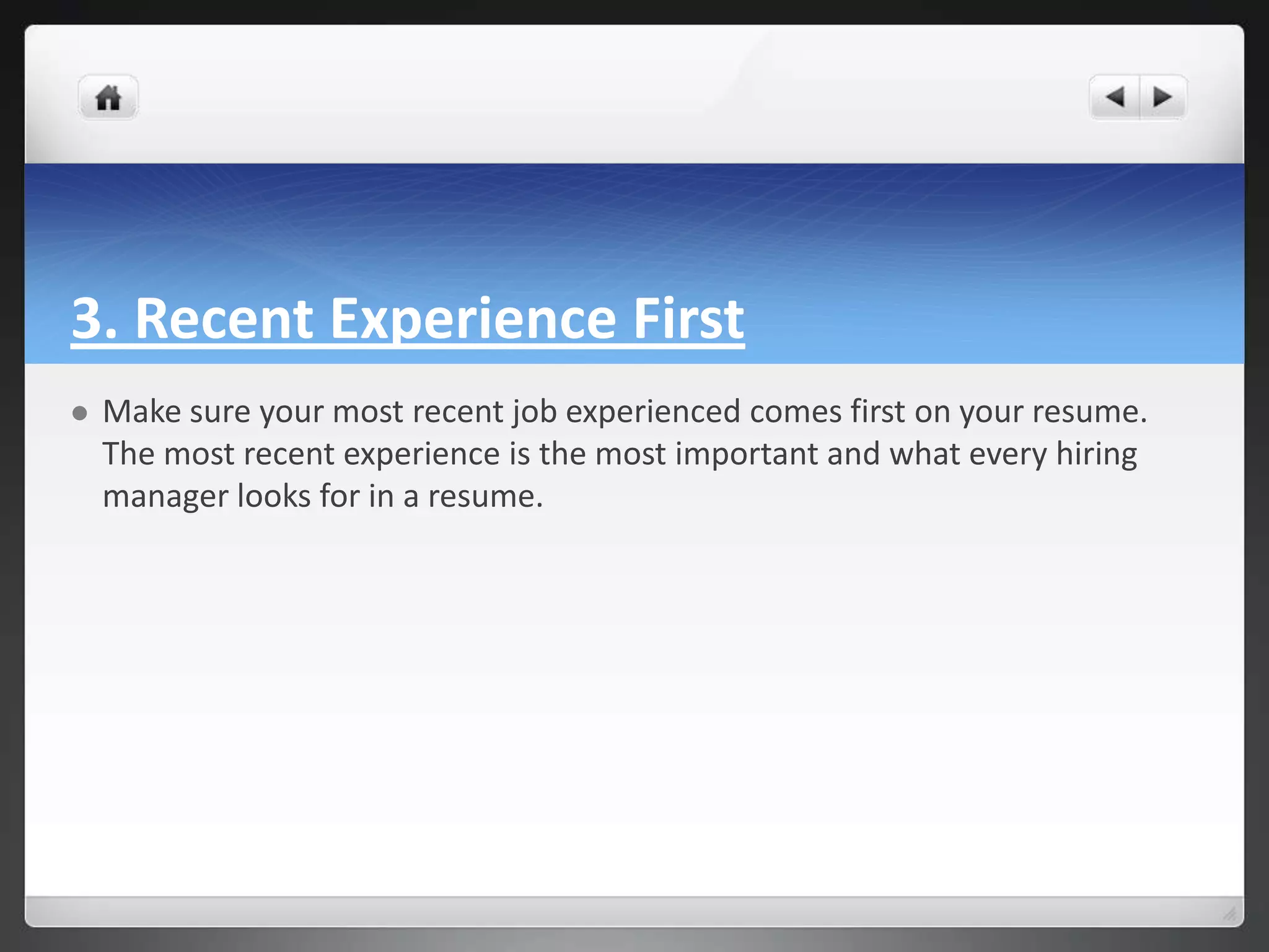 10 Resume Tips for Success! | PPT