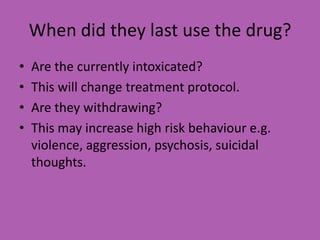 Drug and Alcohol Assessment | PPTX