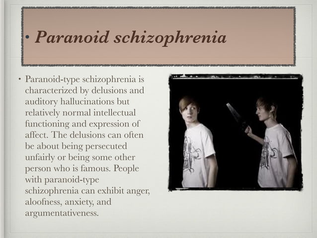 type of schizophrenia. | PDF