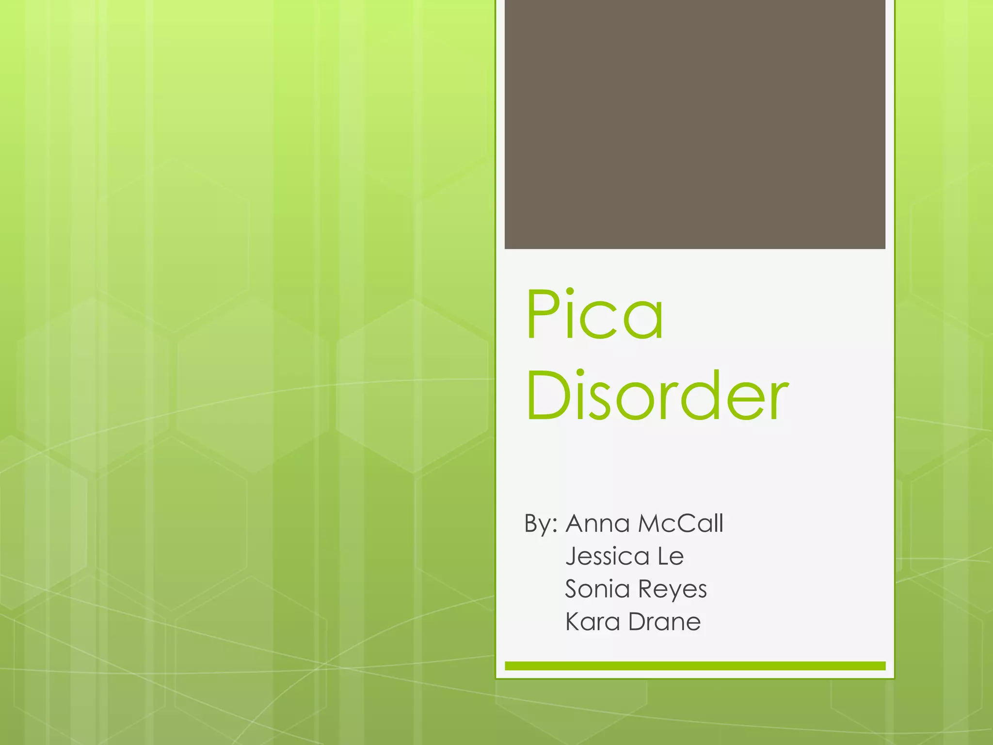 Pica Presentation | PPTX