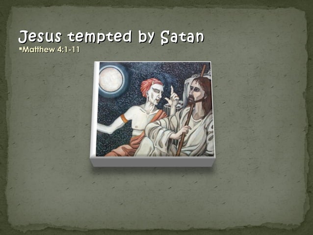 Temptation of Jesus | PPT