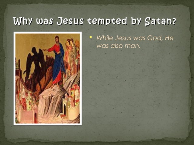 Temptation of Jesus | PPT