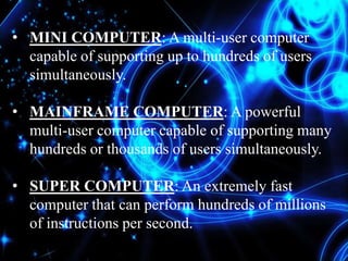 Introduction To Computer!! | PPT