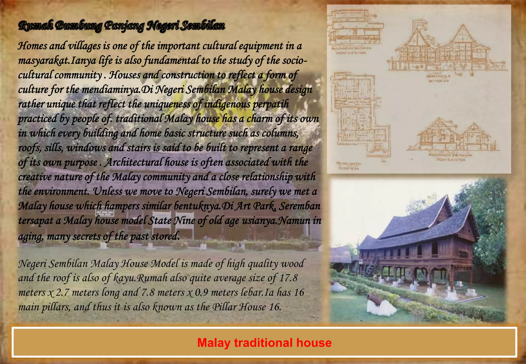 ARCHITECTURE HISTORY OF MALAYSIA HOUSES | PPTX