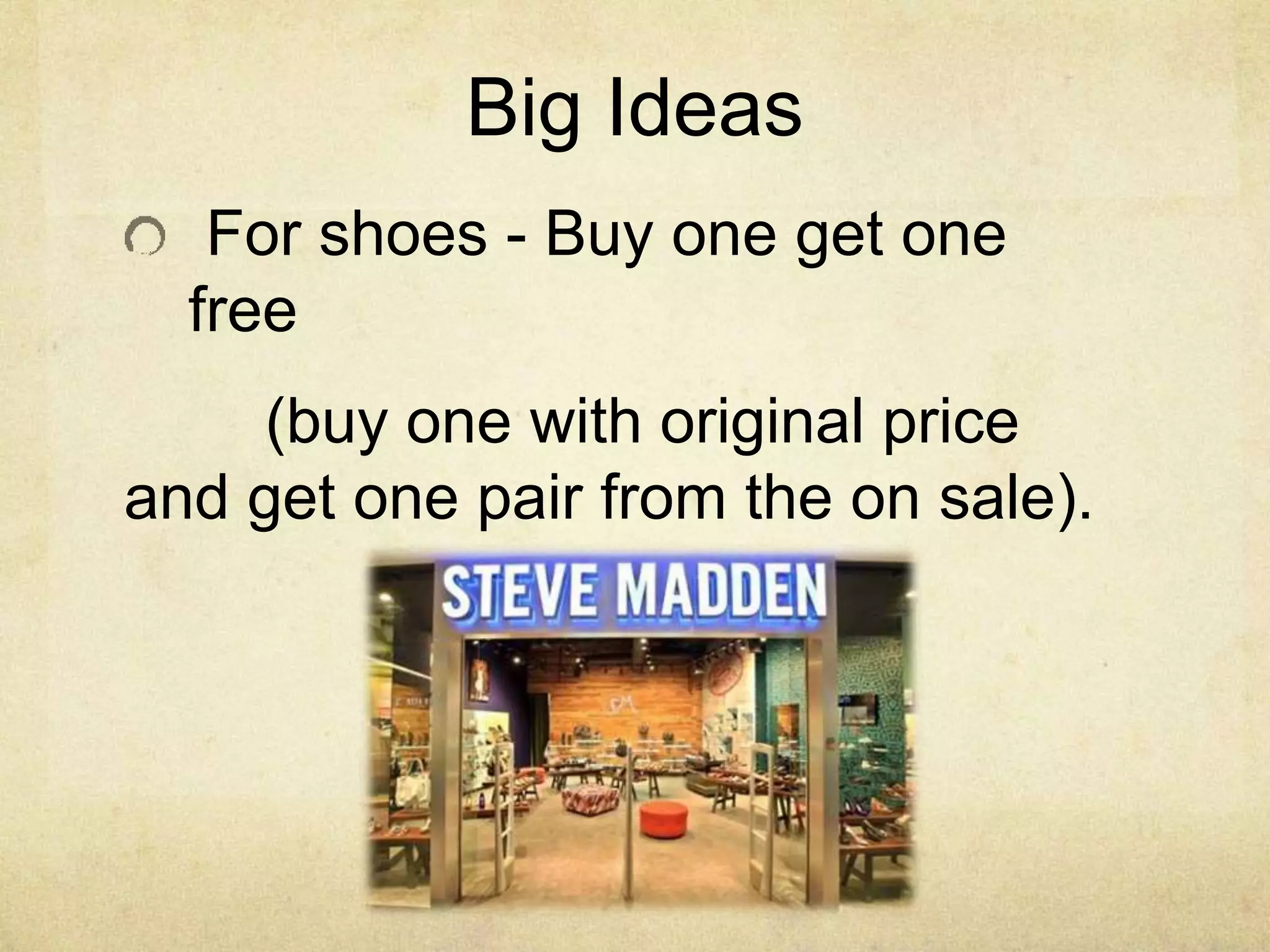Advertising Campaign for Steve Madden | PPTX