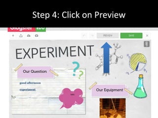 Lesson 4: Saving a glog | PPT
