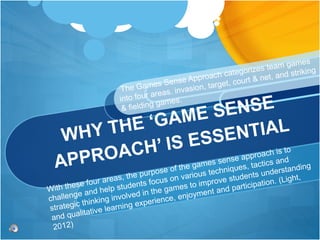 Game Sense Approach | PPTX