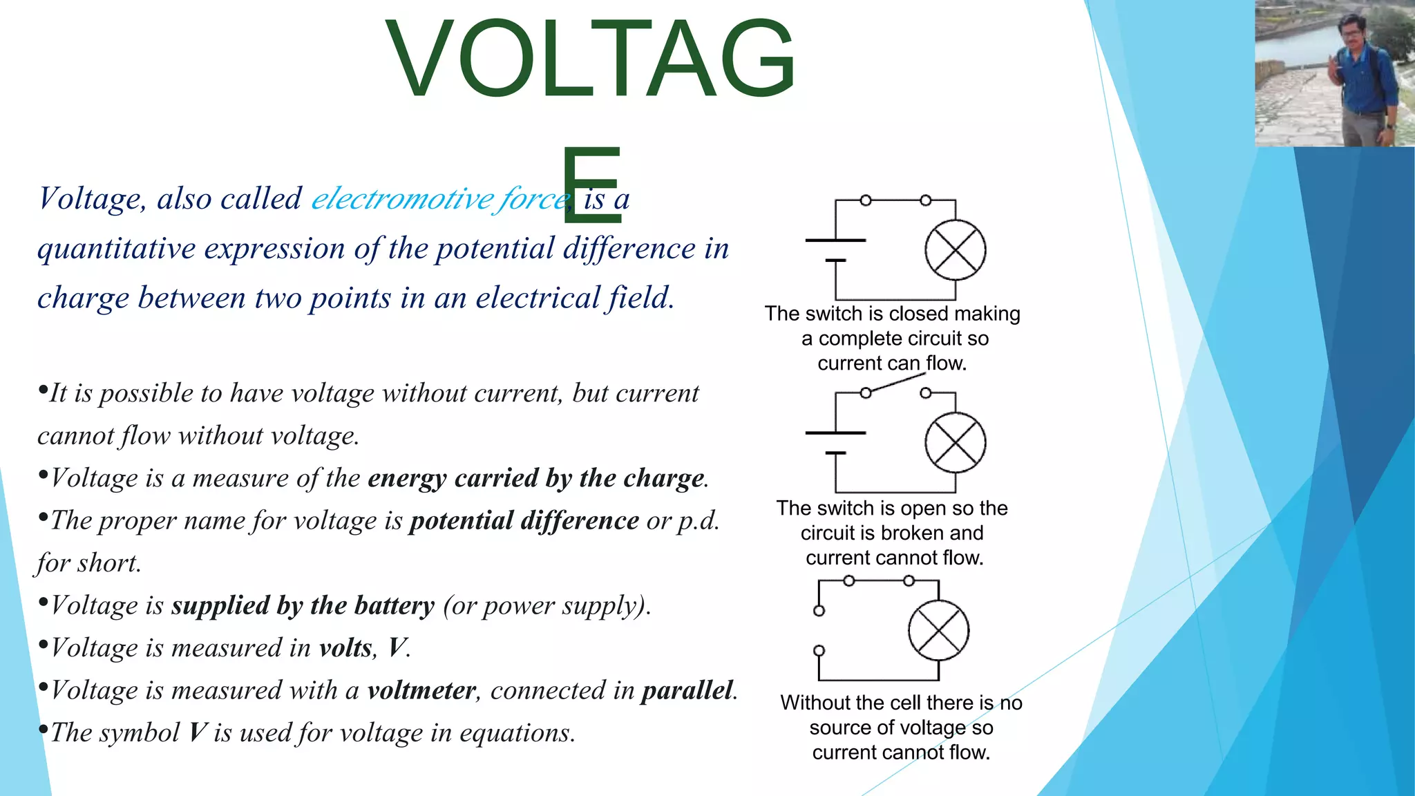 ppt on Introduction to basic electrical concept by harshid panchal | PPTX | Physics | Science