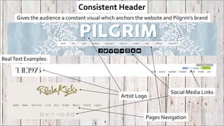 Pilgrim Website Conventions | PPTX