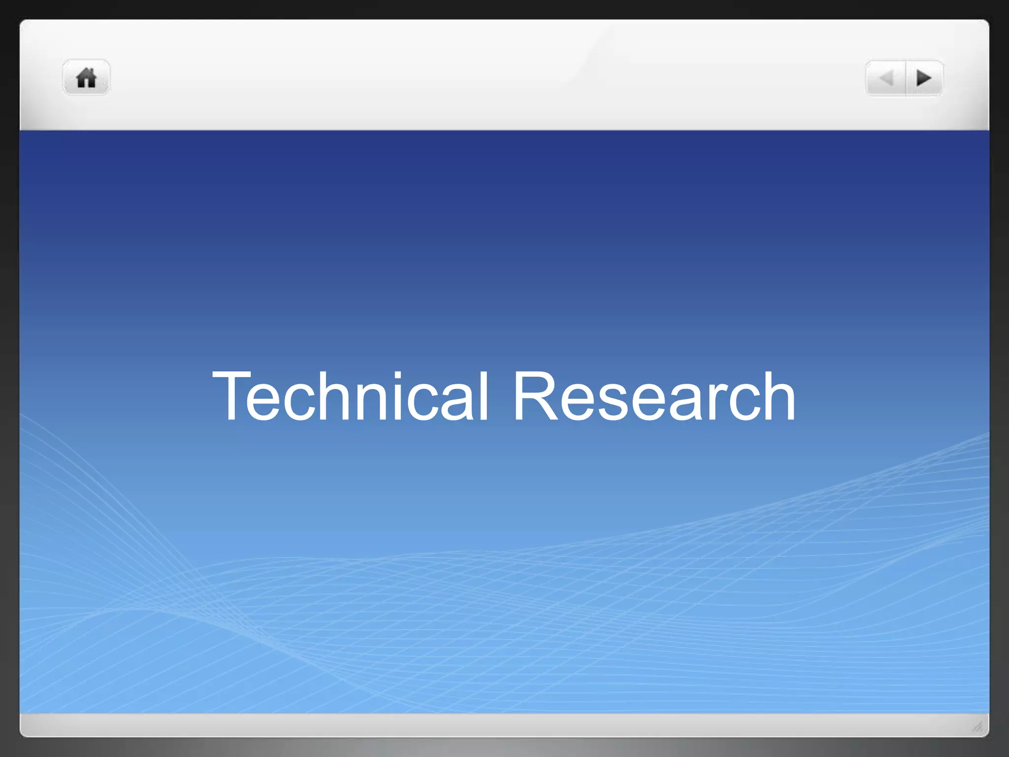 Technical research | PPTX