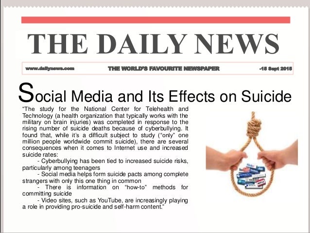 Negative side of Social meadia