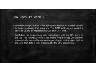 Presentation of RAM | PPT
