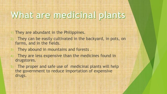 medicinal plants preparation and uses | PPSX