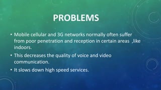 Femtocell Seminar | PPTX | Computer Networking | Computing