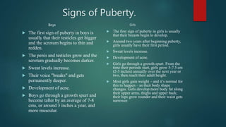 Puberty by Samuel Weeks | PPTX
