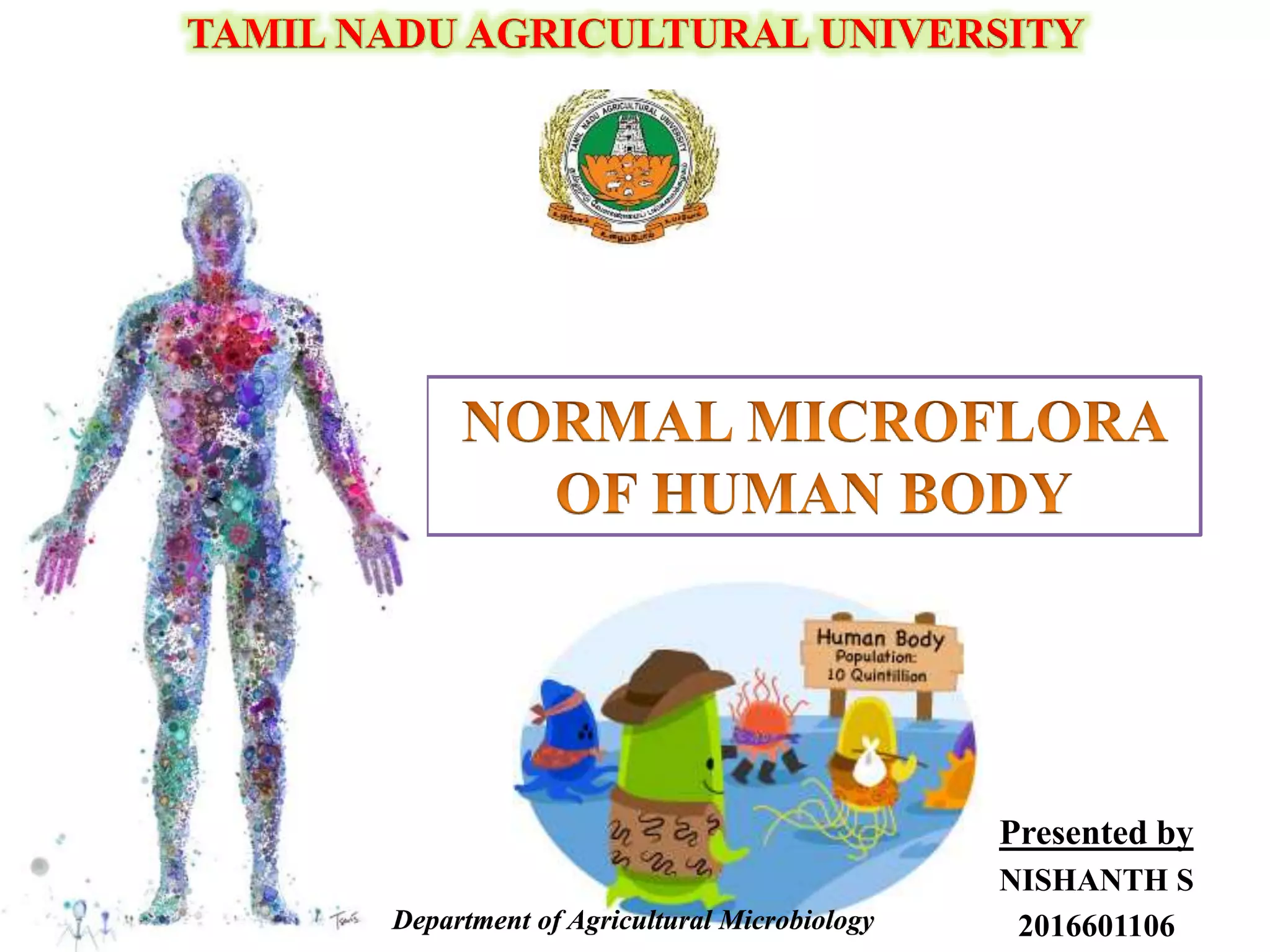 Normal Microflora of Human body | PPTX