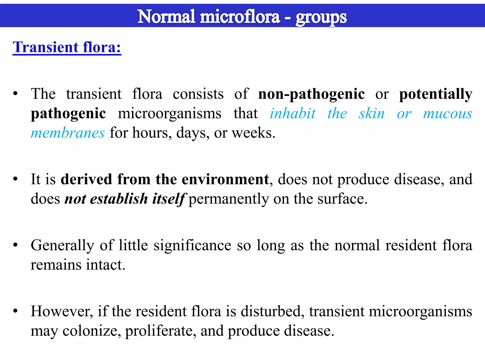 Normal Microflora of Human body | PPTX