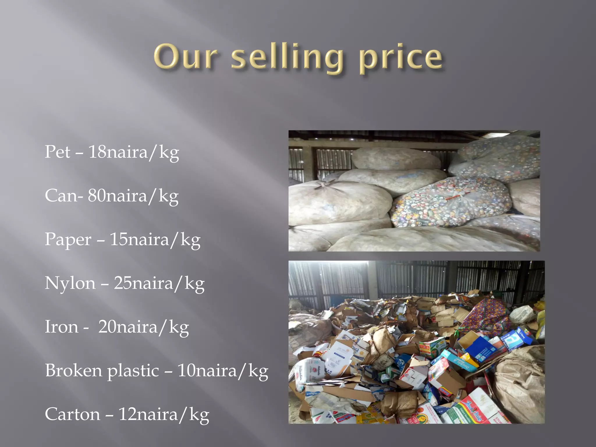 TURNING WASTE TO WEALTH: WASTE TO WEALTH, PATH TO SUSTAINABLE SECURED ...
