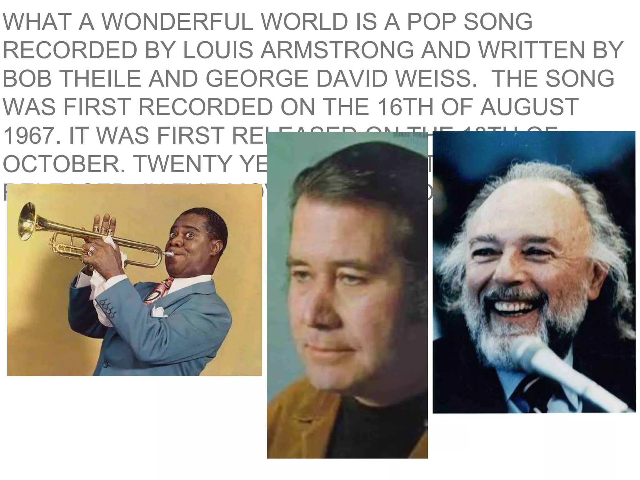 What a Wonderful World - Song Review | PPTX