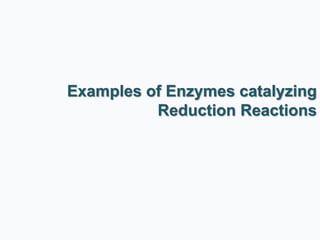 enzyme catalyzed reactions | PPTX