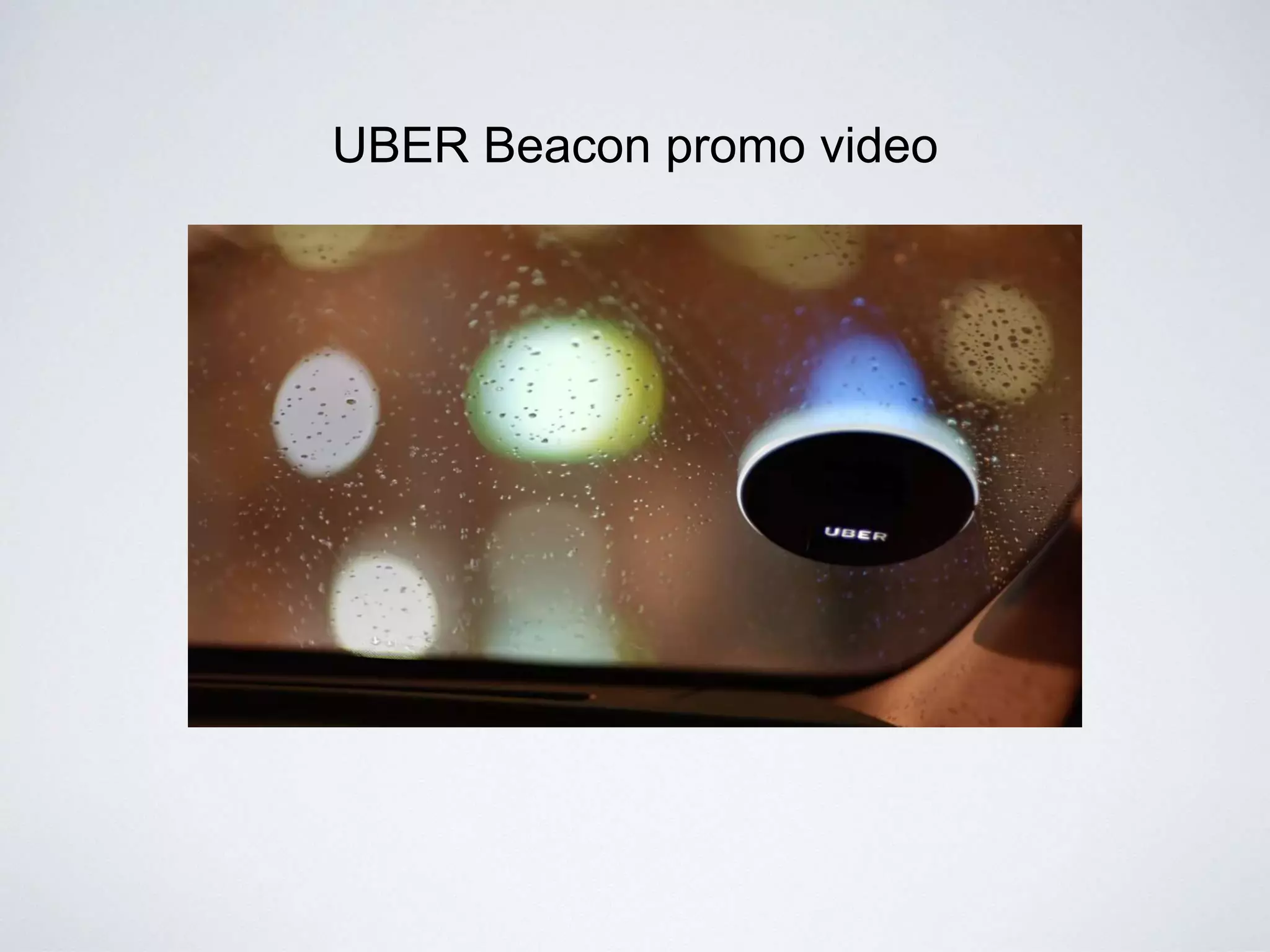 Uber Beacon with IoT and JS