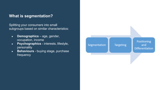 Personalisation vs segmentation - the differences and the benefits | PPT