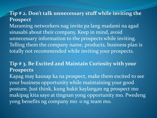 7 Tips How to Invite | PPTX