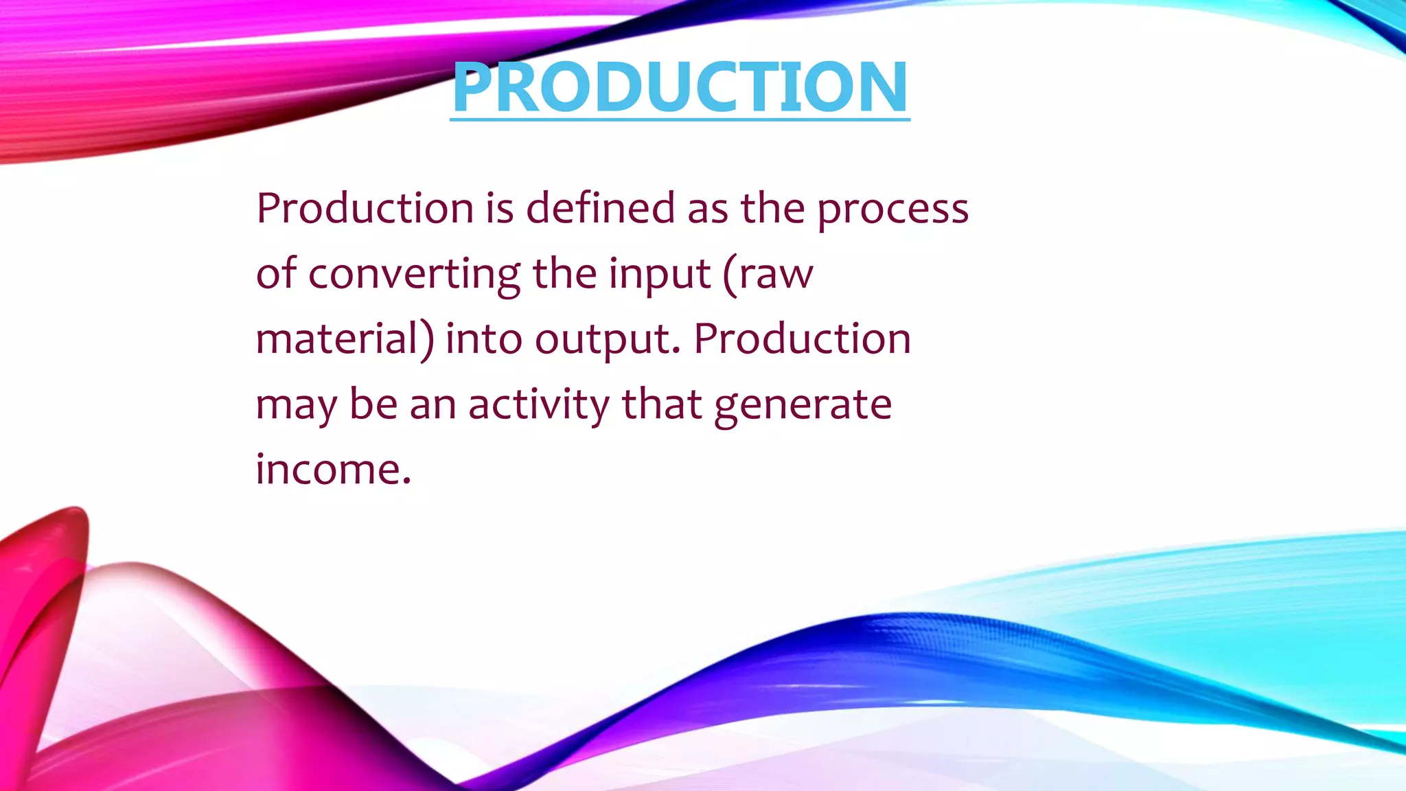 Factors of production | PPTX