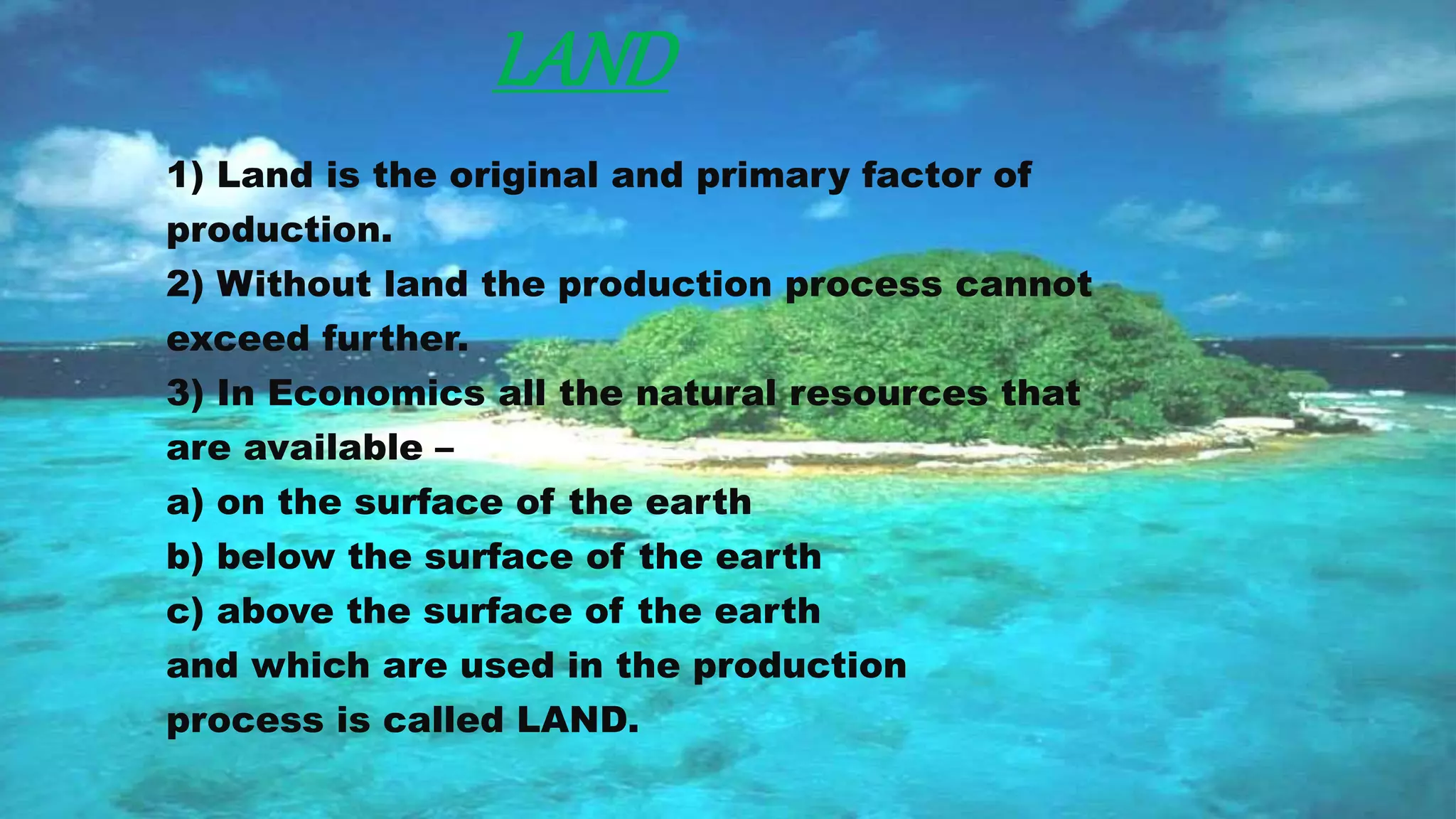 Factors of production | PPTX