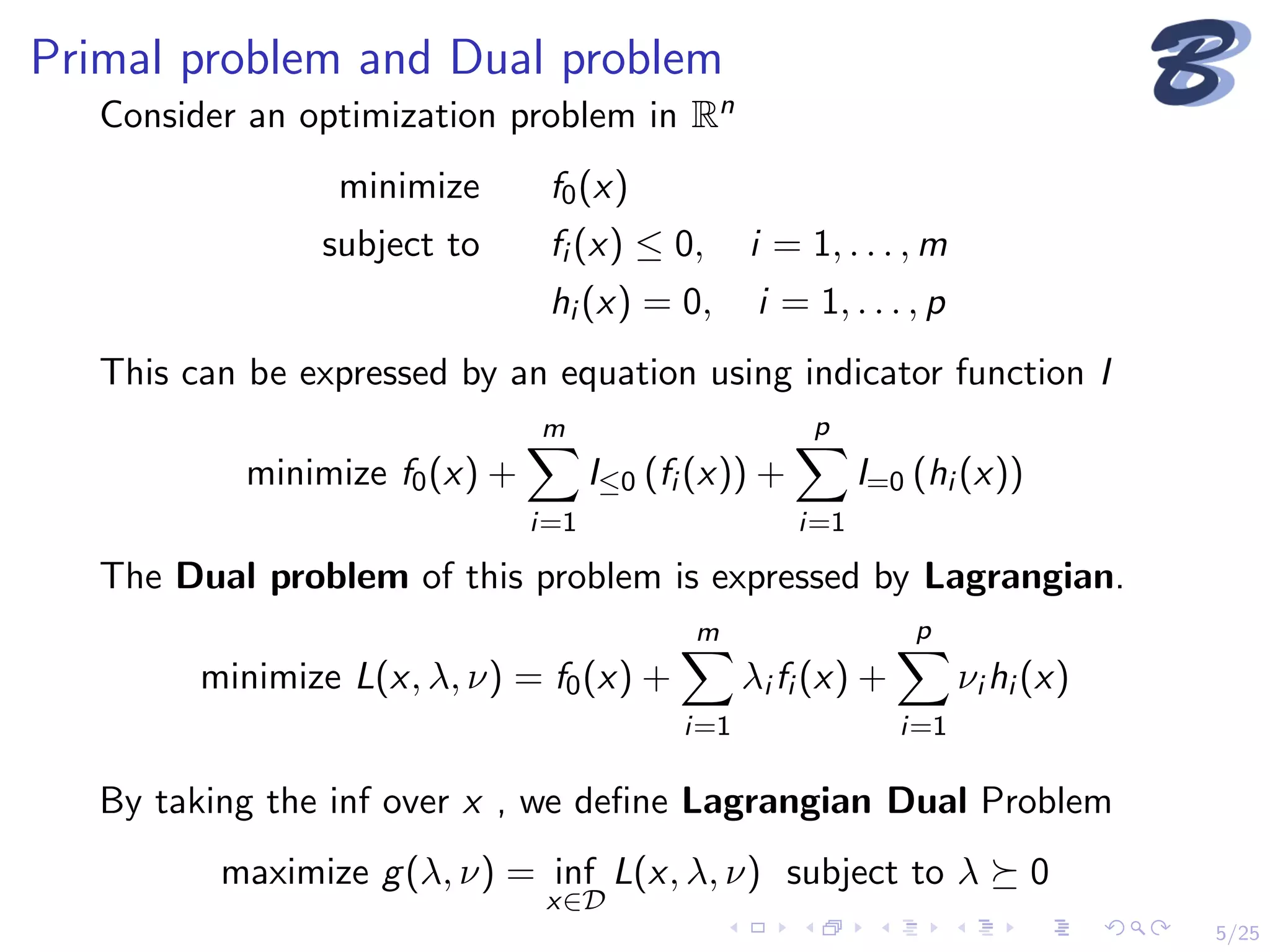 Convex Analysis and Duality (based on "Functional Analysis and ...