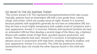 clinical case presentation --croup | PPTX