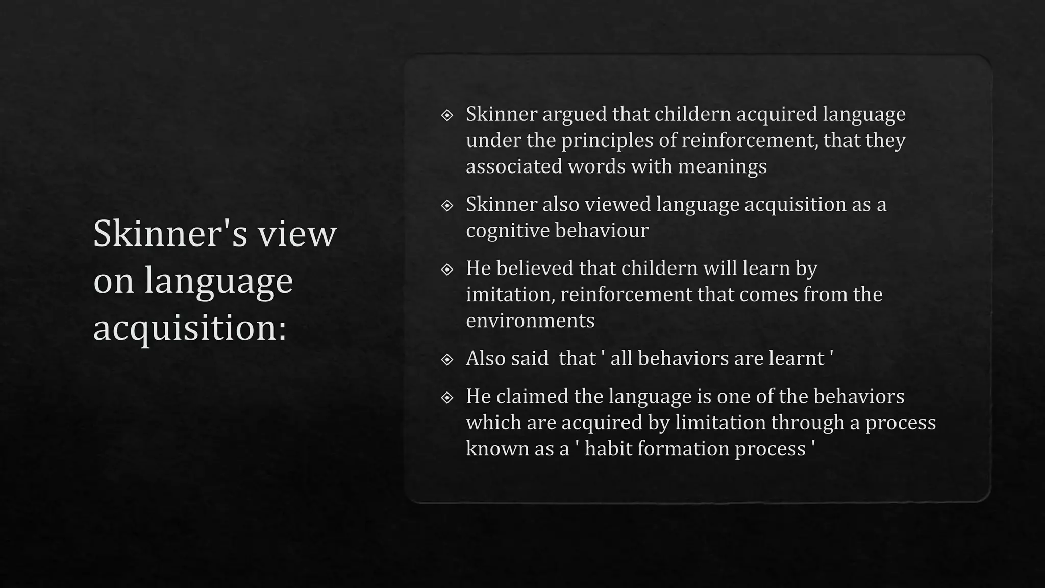 skinner theory | PPTX