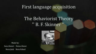 skinner theory | PPTX