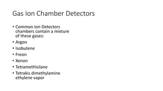 Radiation/Particle Detectors | PPTX
