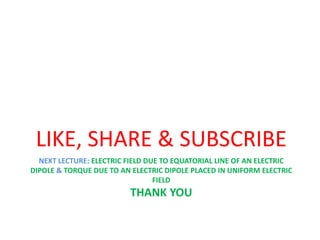 ELECTROSTATIC- 4 LECTURE | PPT