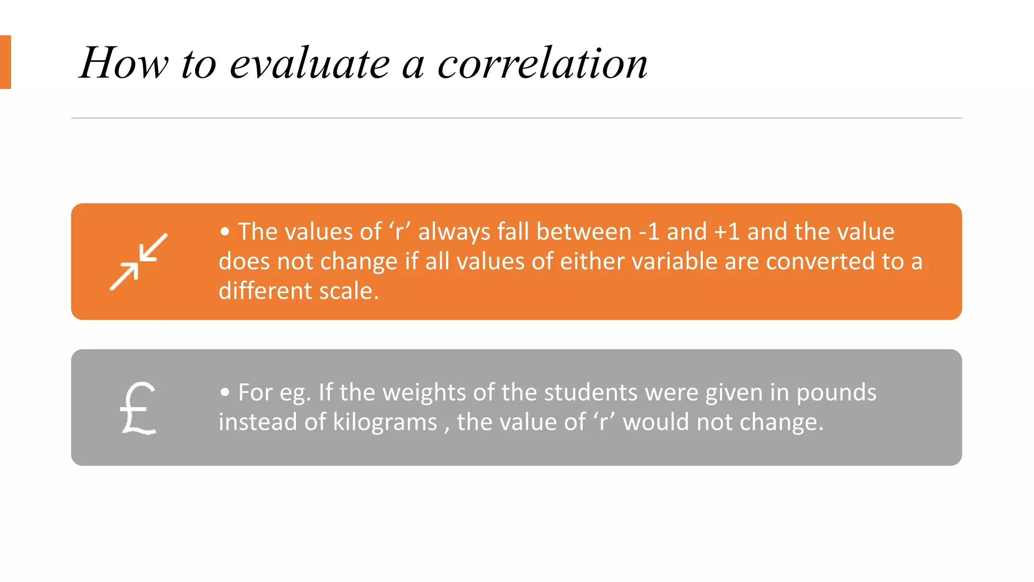 Pearson's correlation coefficient | PPTX