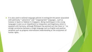 LANGUAGE AND IDENTITY | PPTX