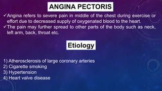 ANTIANGINAL DRUG | PPTX