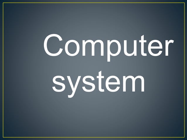 short and sweet introduction of Computer | PPTX | Computer Peripherals | Computing