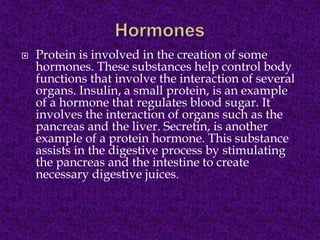 protein and their function | PPTX