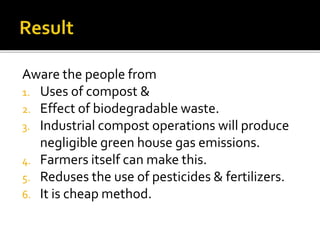 making of compost from biodegradable wastes 4 21-2017 | PPT