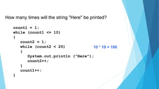 Java Repetiotion Statements | PDF