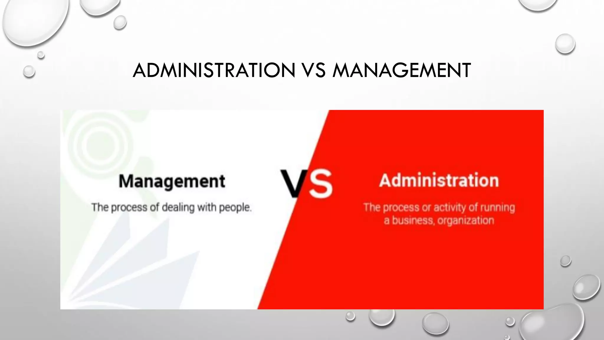 Administration vs Management and Types of managerial Skills | PDF