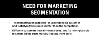 Marketing segmentation and behavioral segmentation | PPT