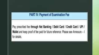 CUCET Application Form 2022 | PPT