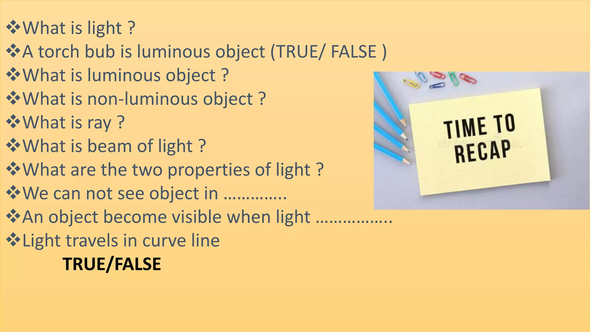 what is light | PPTX