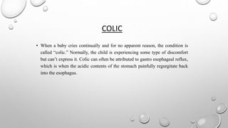 Health problem in infants and school going children | PPTX