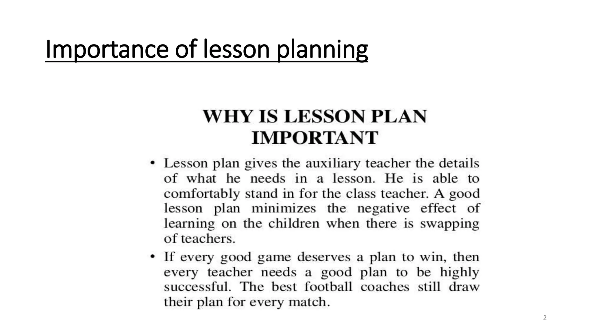 lesson plan | PPT